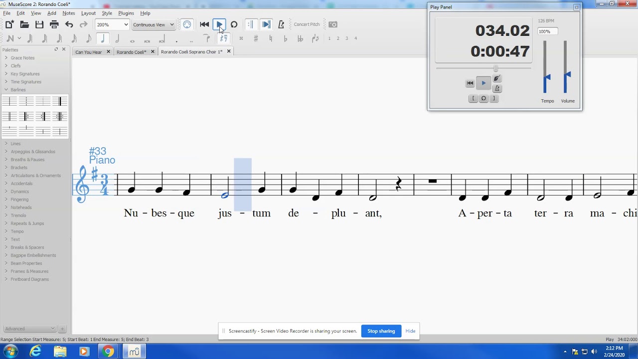 Rorando Coeli Choir 1 Alto - YouTube
