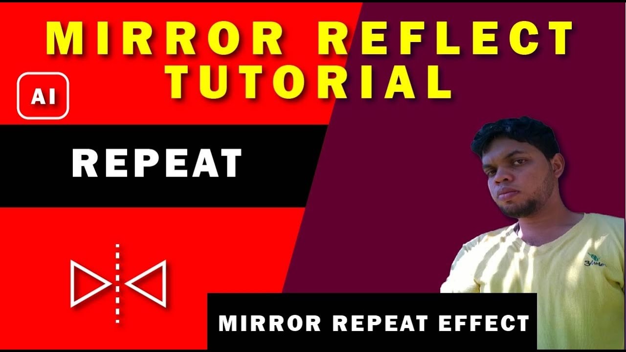 live mirror reflect in a adobe illustrator | animaker2 - YouTube