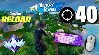 OG Fortnite Reload RANKED | Keyboard & Mouse ASMR | High Kill Solo Gameplay - YouTube