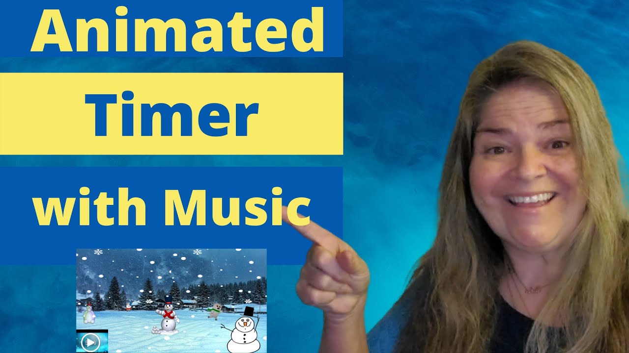 Animated Winter Wonderland Timer with Music for Virtual and In Person ...