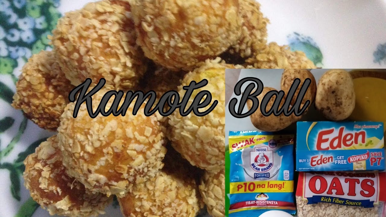 How to make SWEET POTATO BALL (Kamote BALL) - YouTube