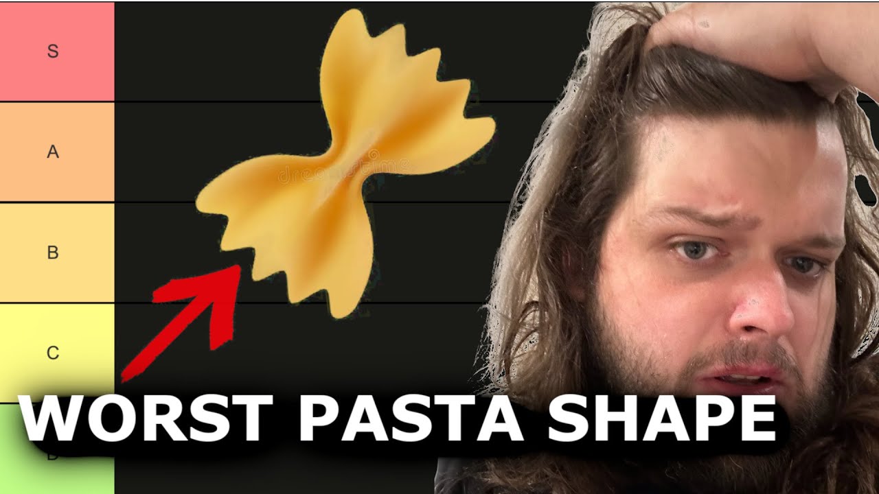 PASTA SHAPE TIERLIST - YouTube