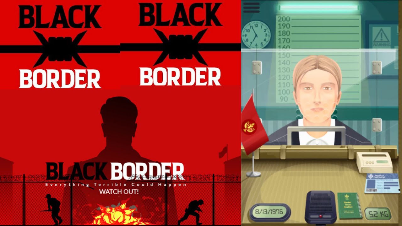 Black Border Game: Border Cross Simulation Android - YouTube