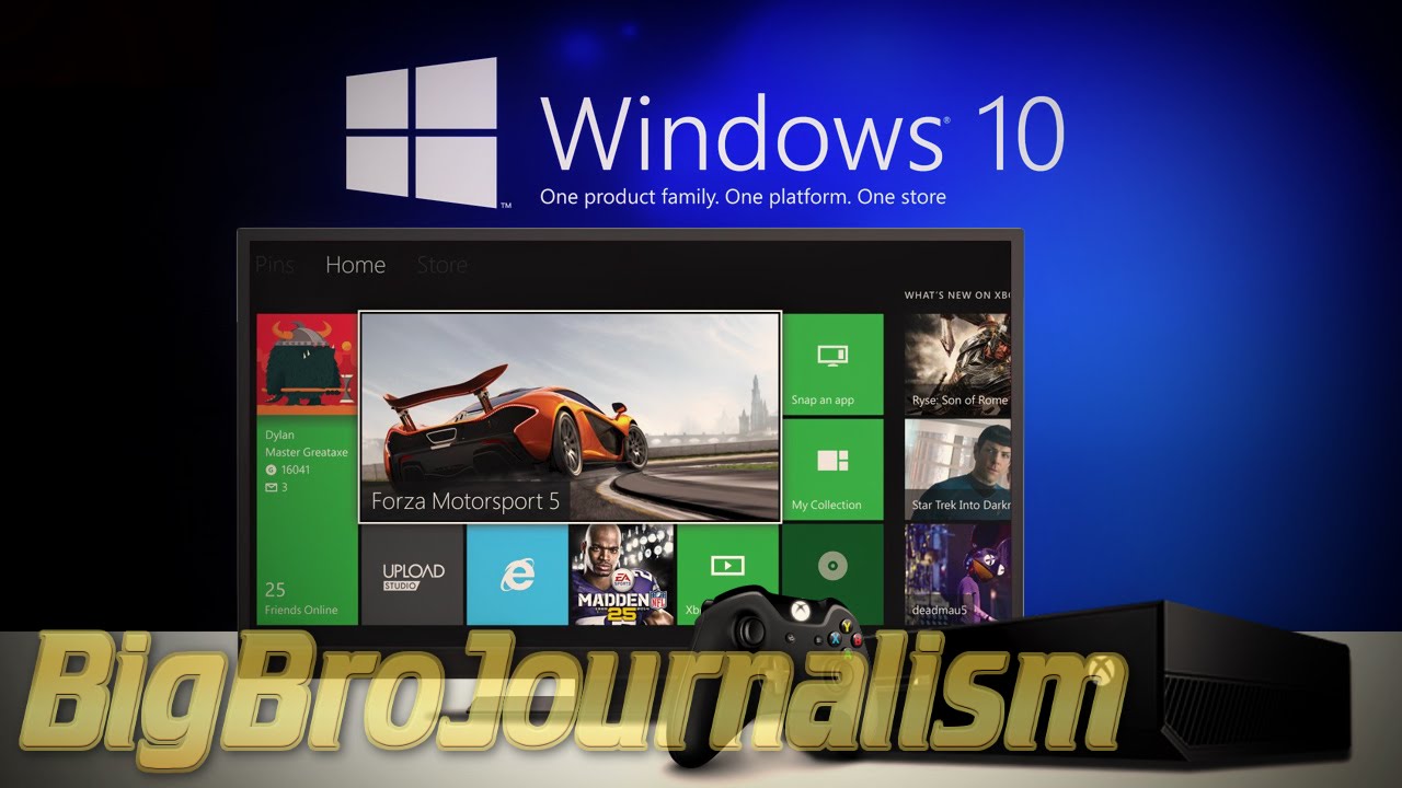 Xbox One NEW User Interface! Windows 10 Optimized! - YouTube