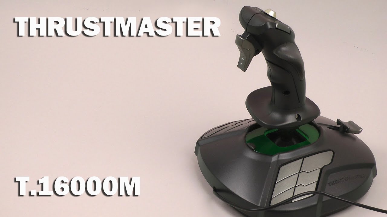 Распаковка Thrustmaster T.16000M - YouTube