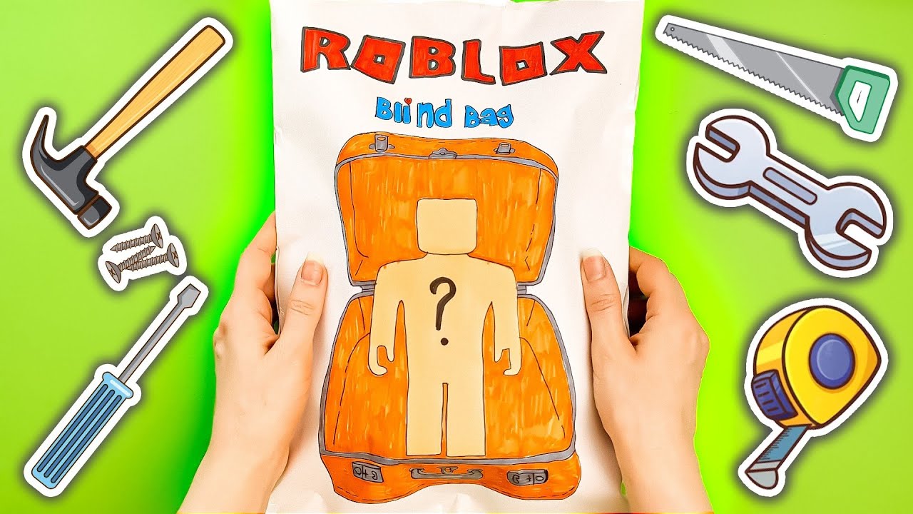 [ Paper DIY ] Roblox Engineer Outfit & Tools Blind Bag | Roblox Outfit ...