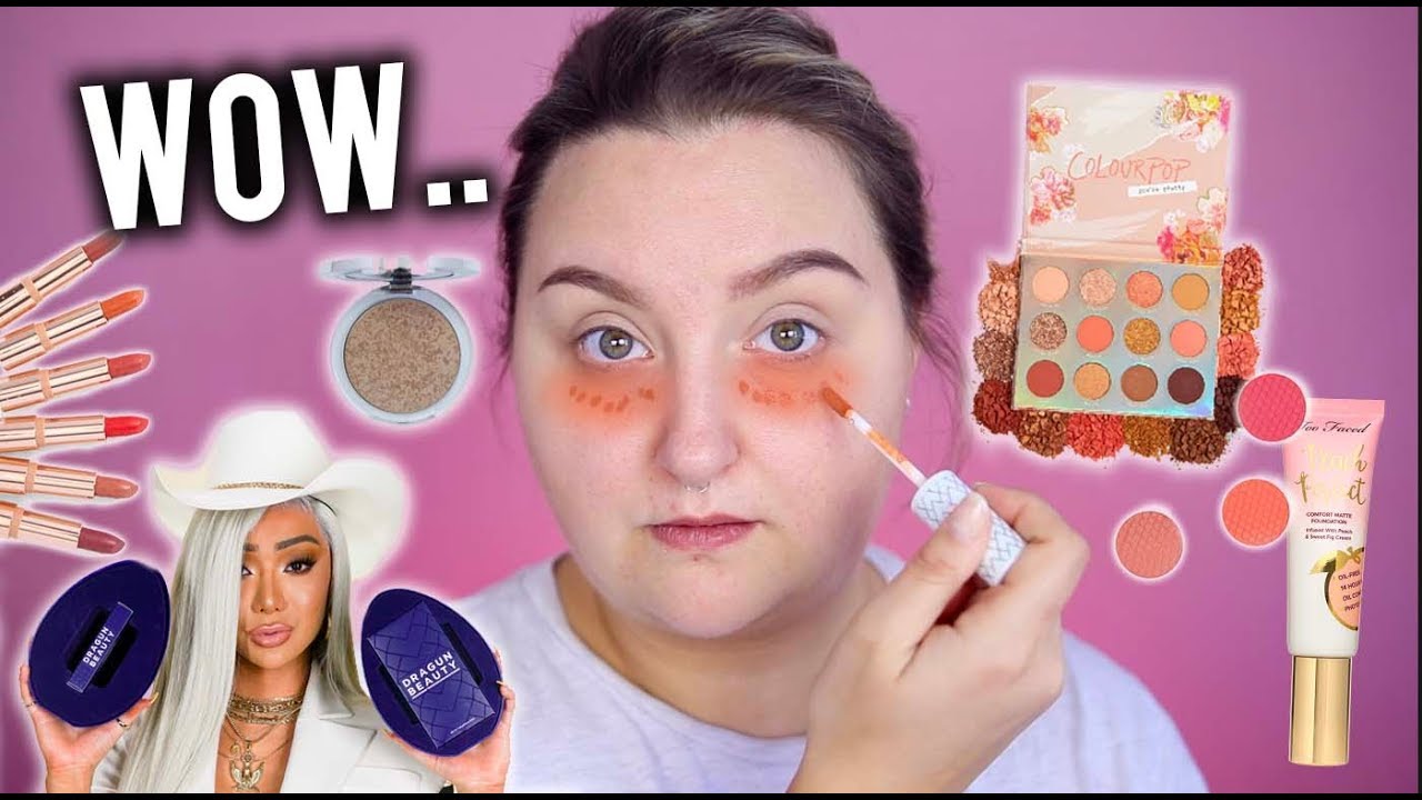 WOWW..! | FULL FACE FIRST IMPRESSIONS TESTING NEW MAKEUP - YouTube