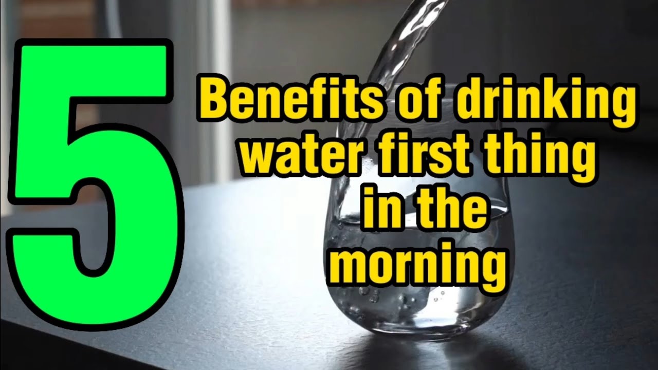 5 Benefits of drinking water first thing in the morning #health - YouTube