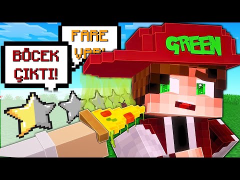 MİNECRAFT ama EN DÜŞÜK PUANLI RESTORANLARI ZİYARET ETTİK! 💩🍕