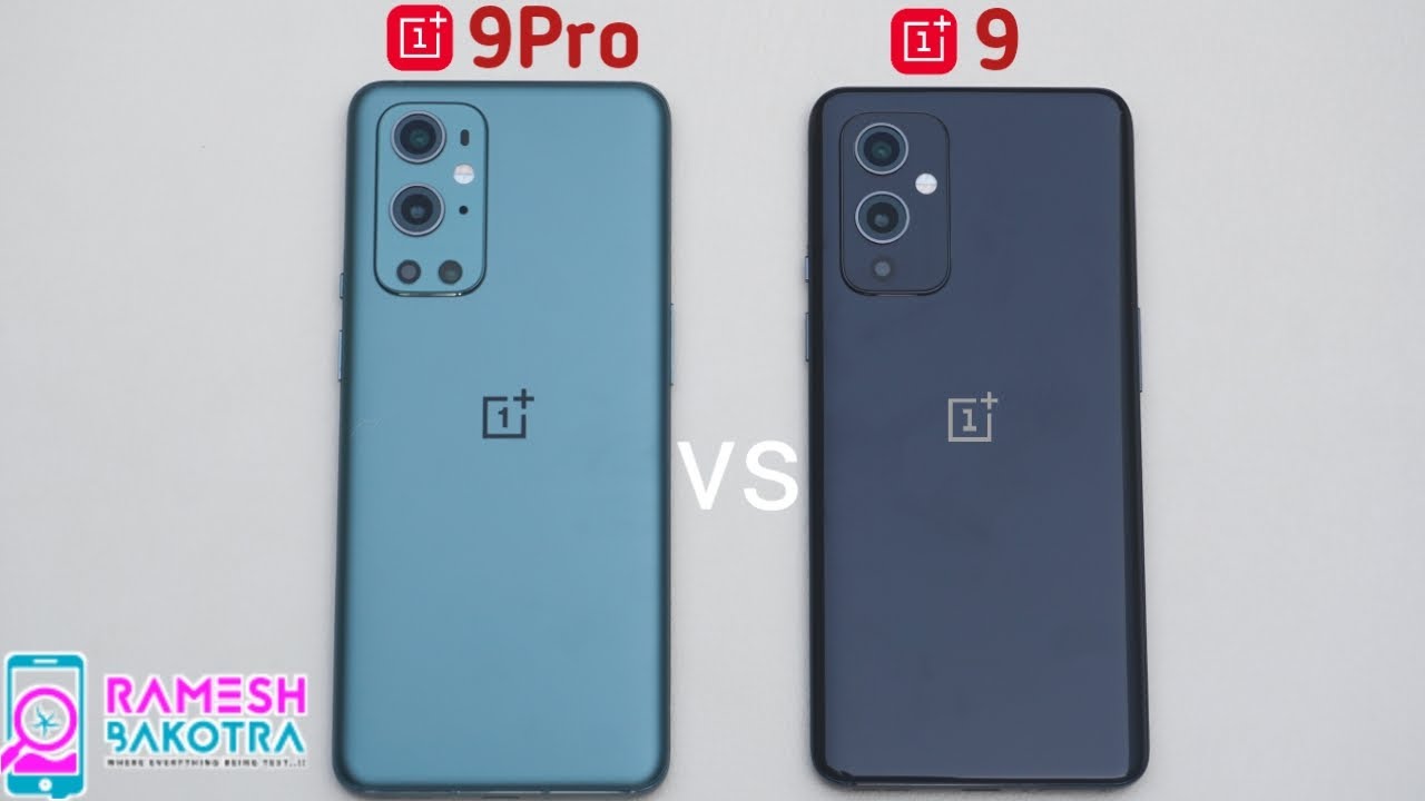 OnePlus 9 Pro vs OnePlus 9 Speed Test and Camera Comparison - YouTube