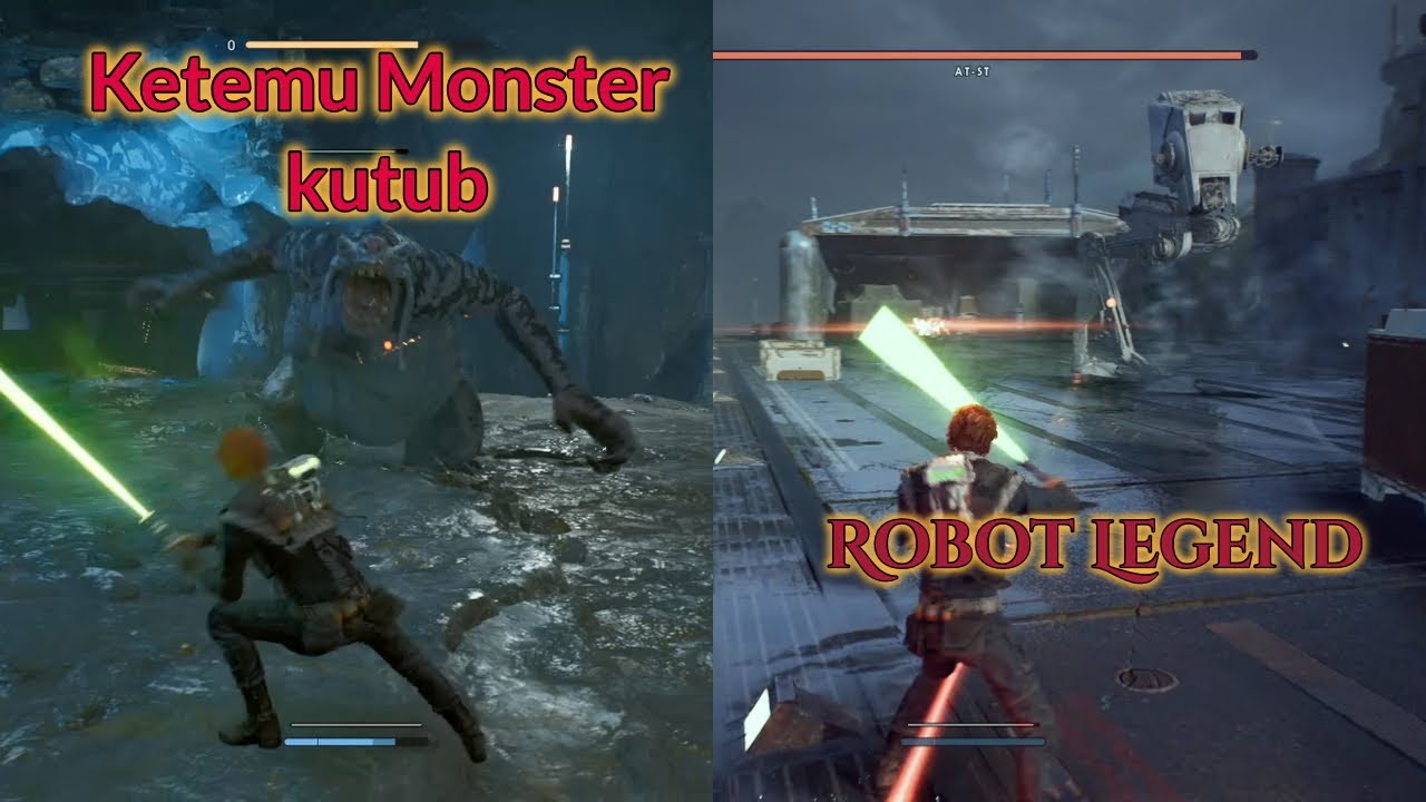 Ketemu Monster Kutub Es dan bertempur melwan Robot Ast Keren abis ...