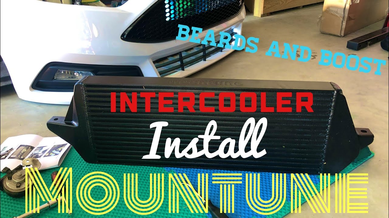 Ford Focus ST Mountune MRX Intercooler Install and Lower Grill Delete ...
