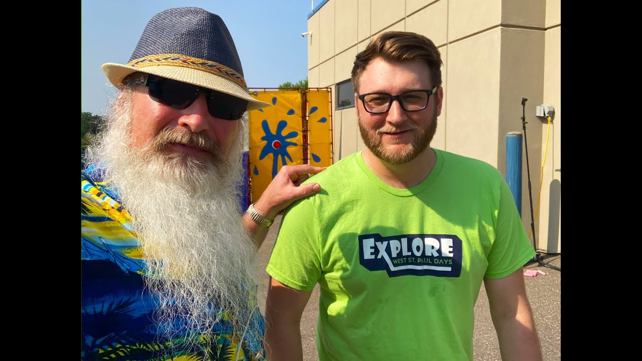 Dan Nowicki @ Explore West St Paul Days/ "Town Square Television" with ...
