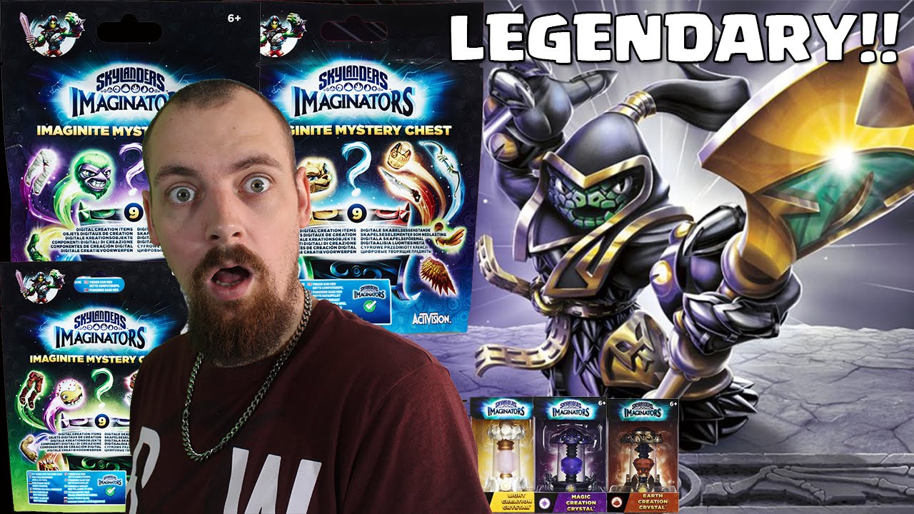 Skylanders Imaginators: Legendary Pit Boss, Mystery Chest Blister Packs ...