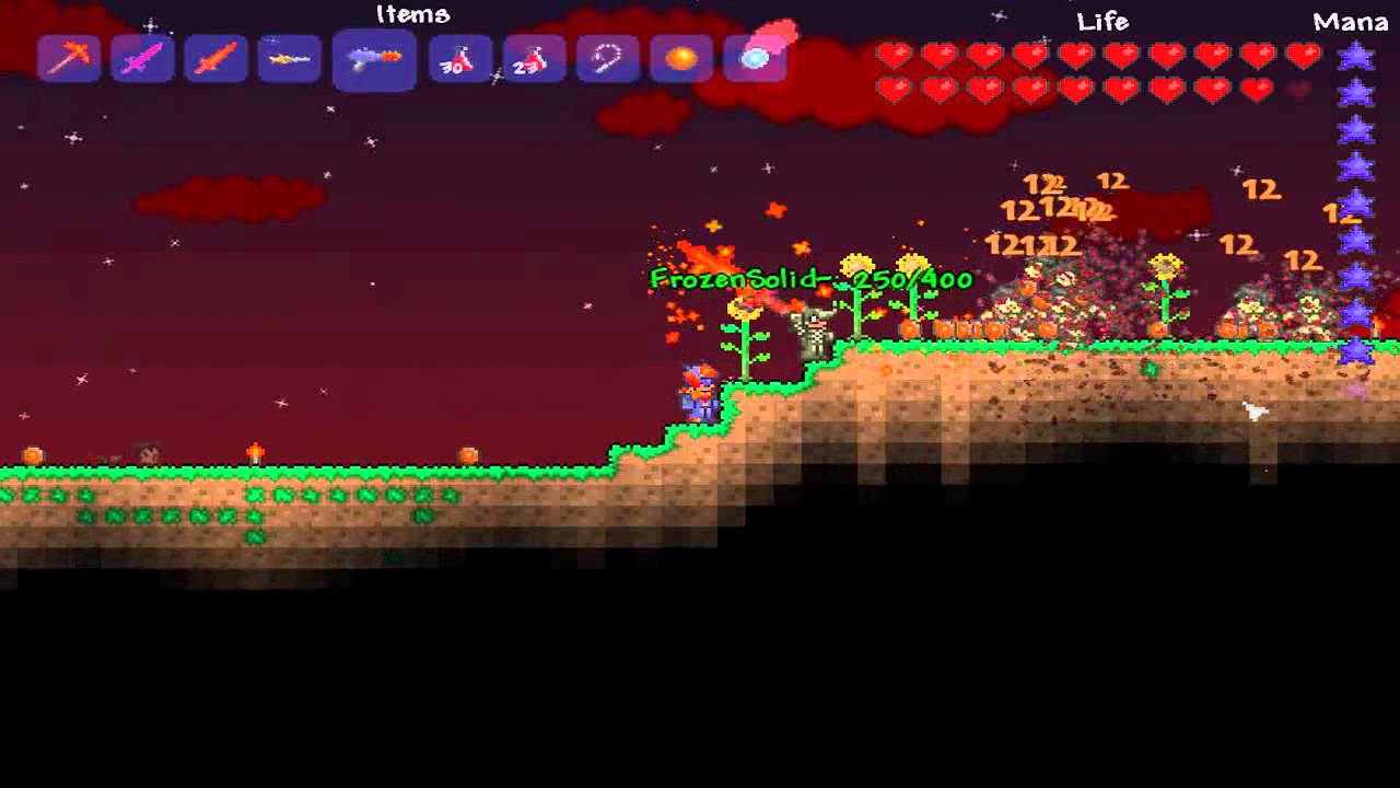 Terraria: Laser Tag with the Zombies - YouTube