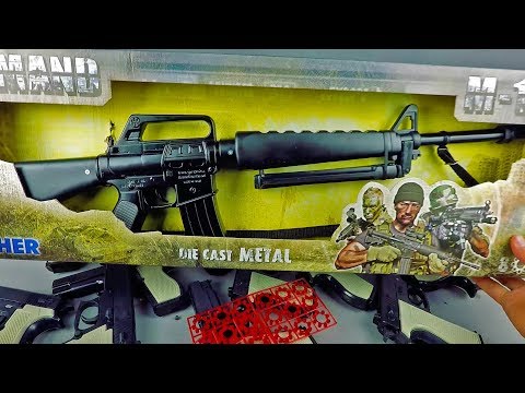 OYUNCAK TÜFEK M4A2 GERÇEKÇİ GÖRÜNÜM 8'li KAPSÜL ATAR (275TL)