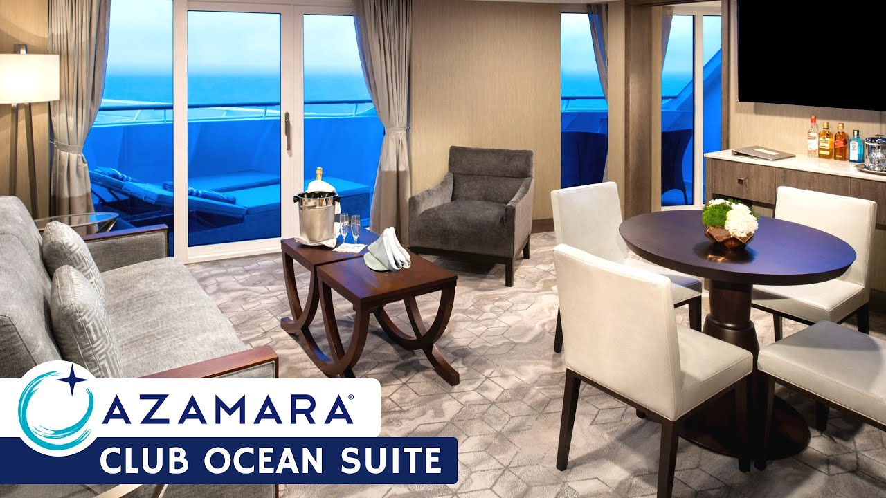 Azamara Quest | Club Ocean Suite Full Walkthrough Tour & Review 4K ...