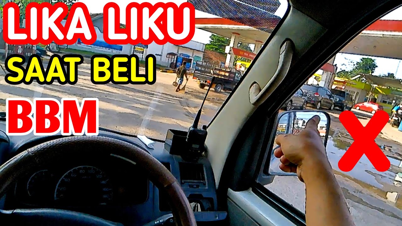 Belajar| Cara Antri Di Pom Bensin ( SPBU ) _ Untuk Mobil Manual - YouTube