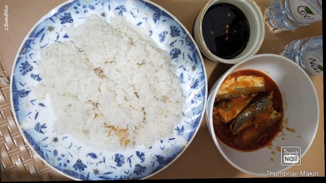 Rice,Toyo,sardinas kain tayo guys/indai ginggay official - YouTube