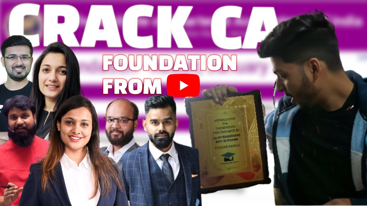 BEST YOUTUBE CHANNEL FOR CA FOUNDATION || SYLLABUS CHANGE - YouTube