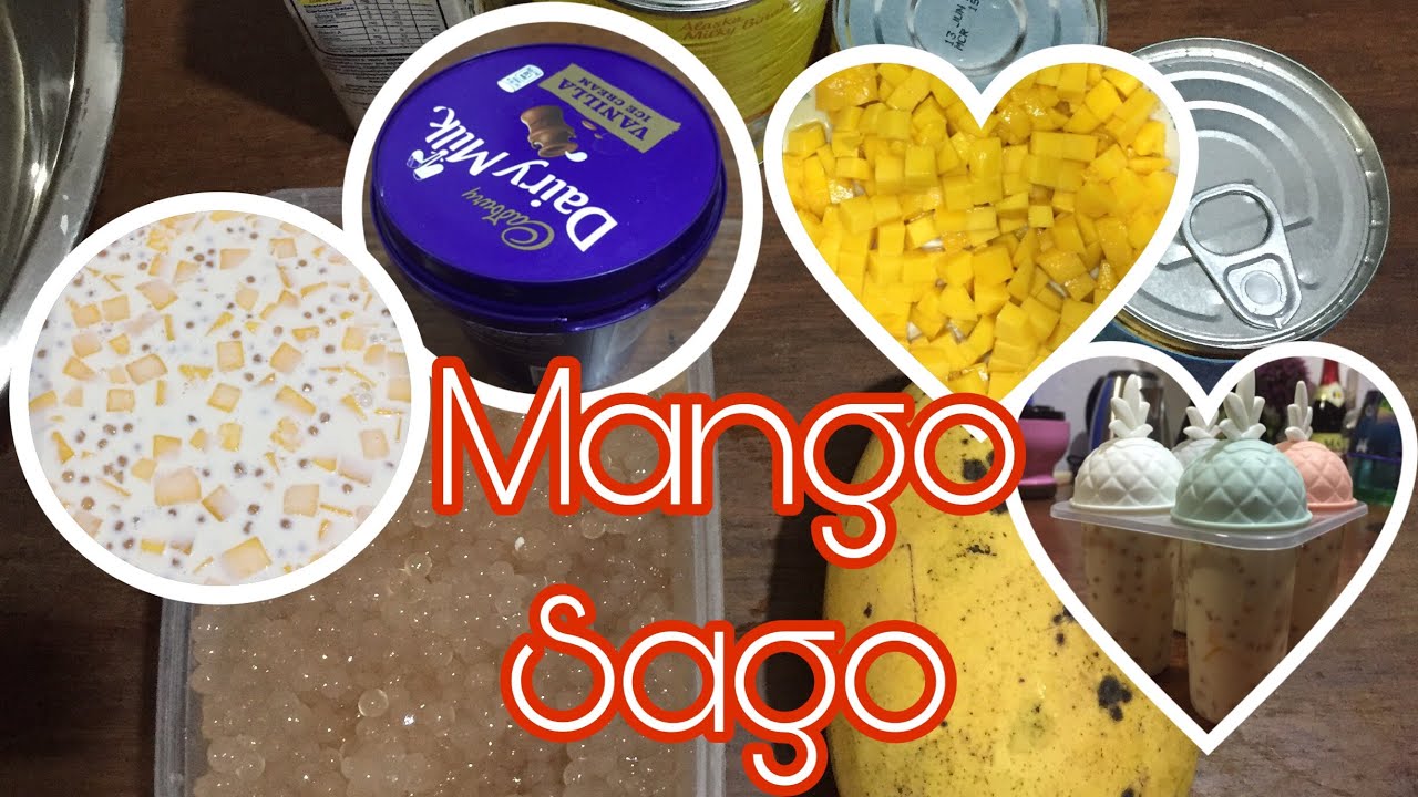 How to make Mango Sago|Ice Cream|Popsicle - YouTube