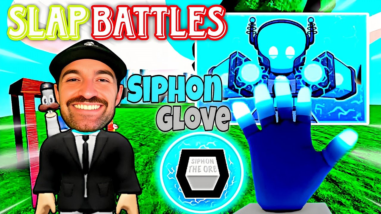 New SIPHON Glove⚡ & HOW TO GET IT! /Slap Battles Roblox - YouTube