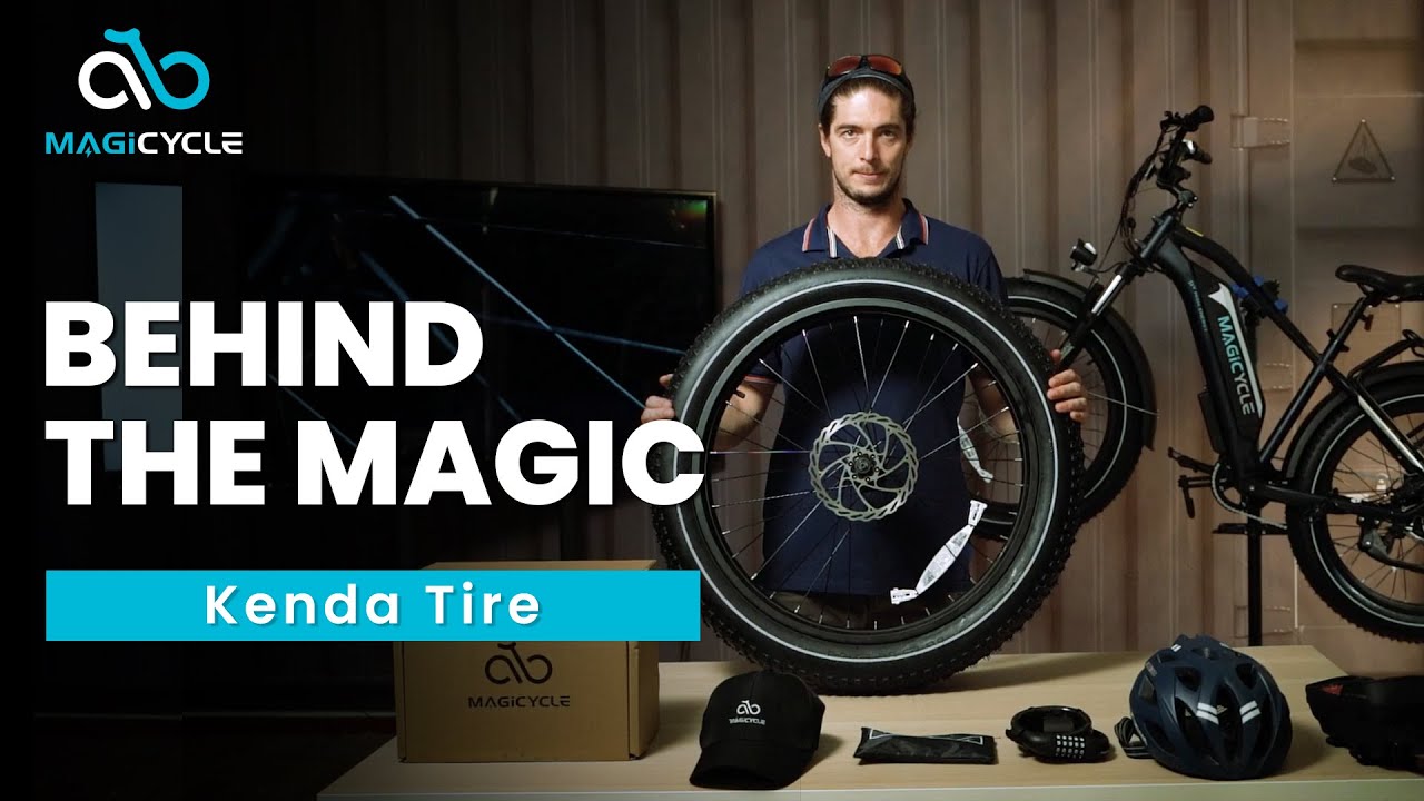 Magicycle ebike Kenda Tire - YouTube