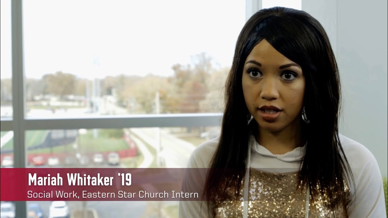 Give Back on #GivingTuesday: Mariah Whitaker '19 (Social Work) - YouTube