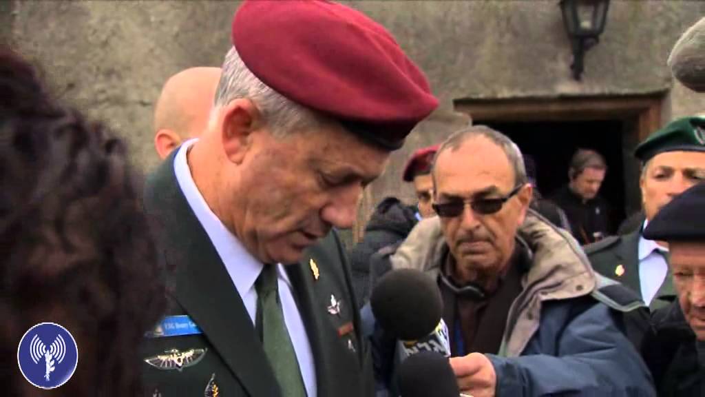 Chief of Staff Leads IDF Delegation Through Auschwitz - YouTube