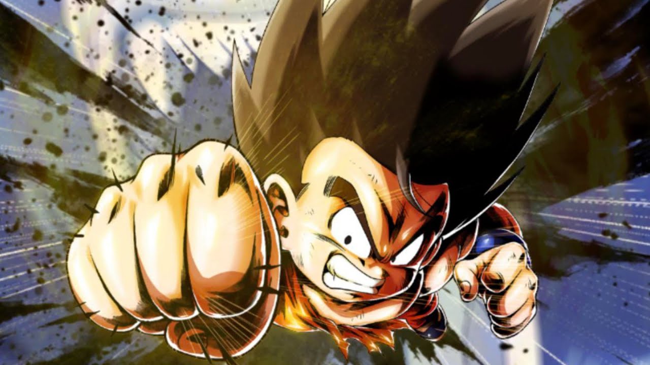 Kid goku super dragon (ape) fist attack!! - YouTube