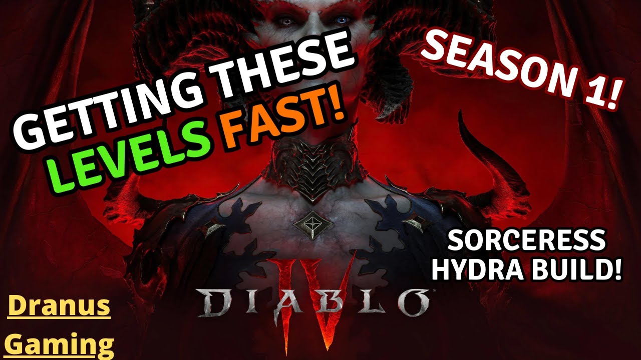 Diablo IV - Season 1 Sorceress Hydra Build, Getting These Levels FAST ...