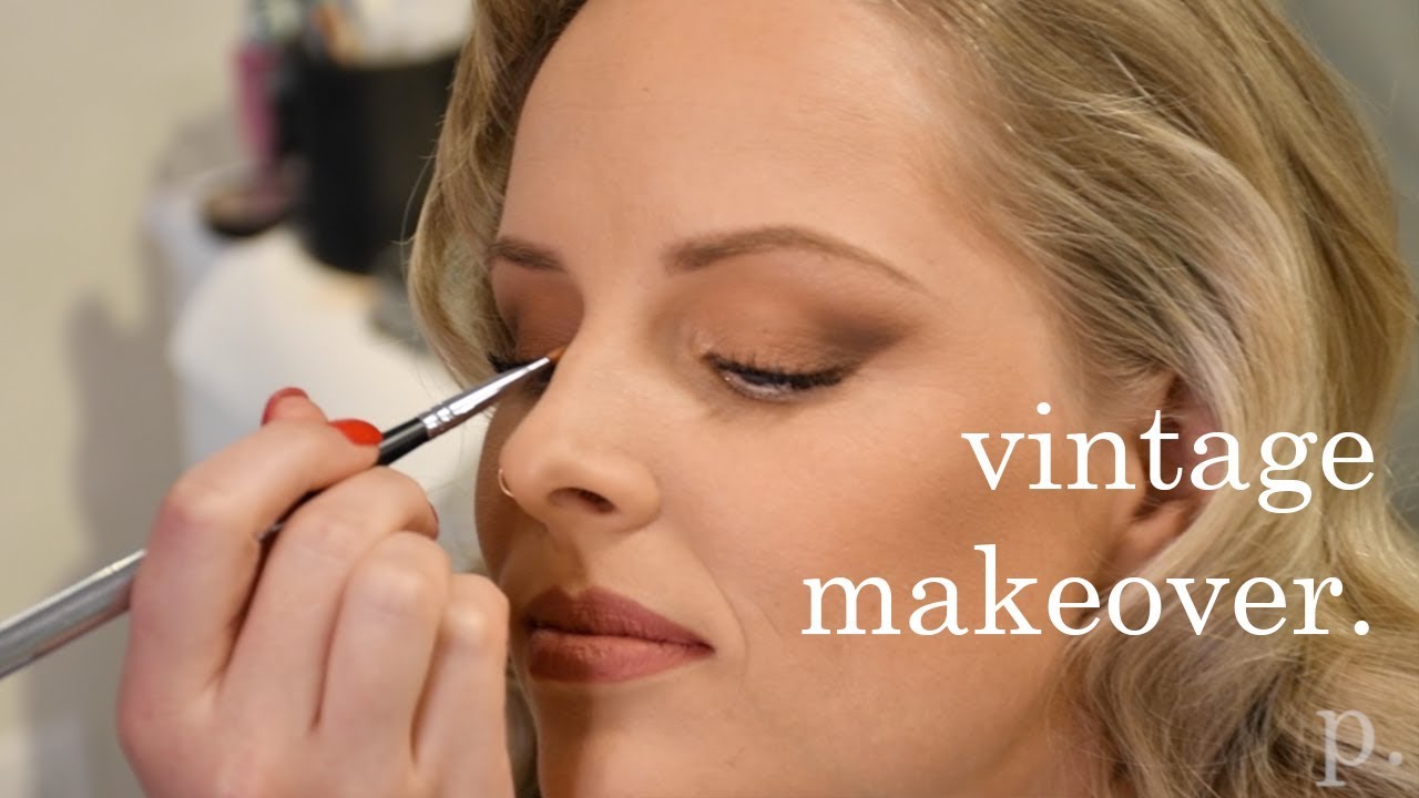 Vintage Hairstyling | A Glam Makeover at Parlour Salon - YouTube