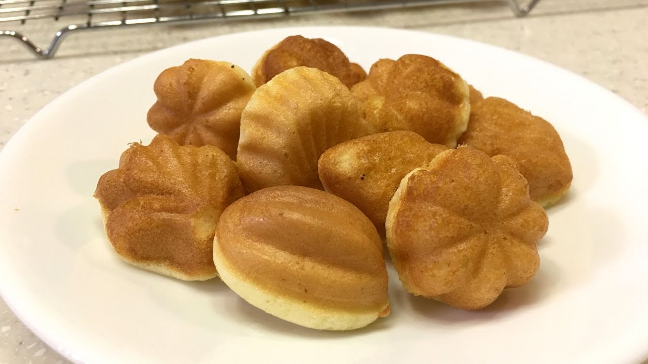 Kuih Bahulu Recipe (Egg sponge cake) l No oil l Electric kuih bahulu ...
