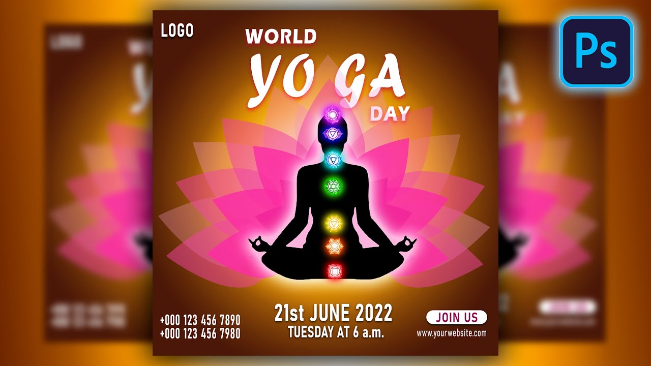 Yoga Day / World Yoga Day Social Media Post Design | Yoga Day Instagram ...