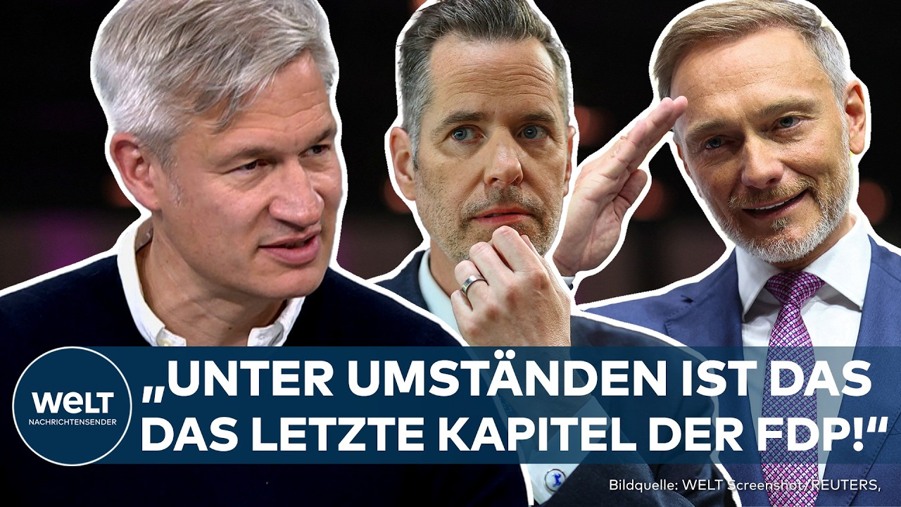 POLITIK: FDP Adé? Dürr als Nachfolger von Lindner! Ulf Poschardt: "Das letzte Kapitel der FDP ...