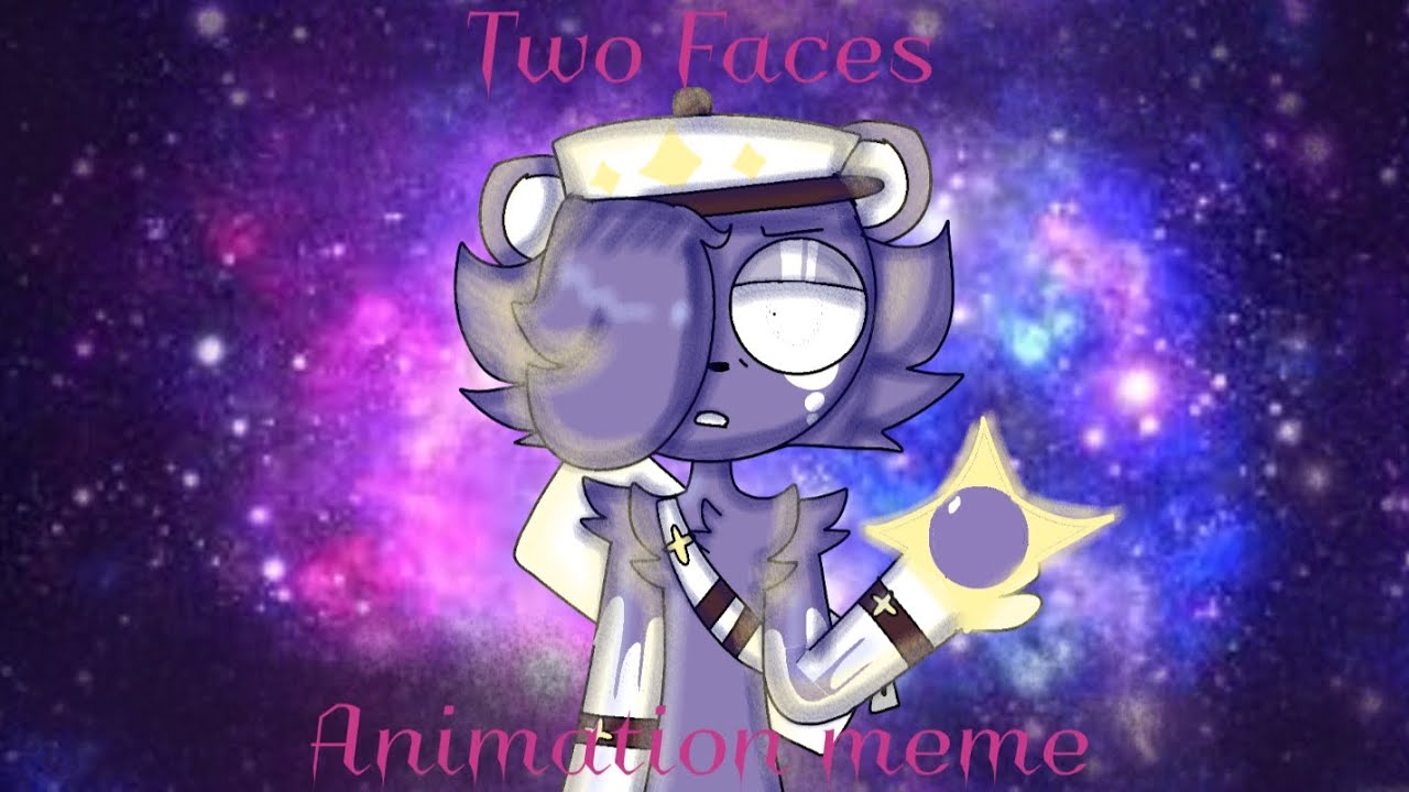 Two Faces animation meme Flavor frenzy Ube - YouTube