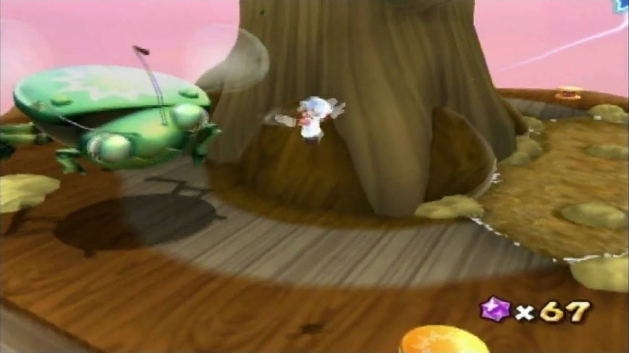 Super Mario Galaxy 2 Miniboss 4 : Bugaboom/Skaraboss (no damage) - YouTube