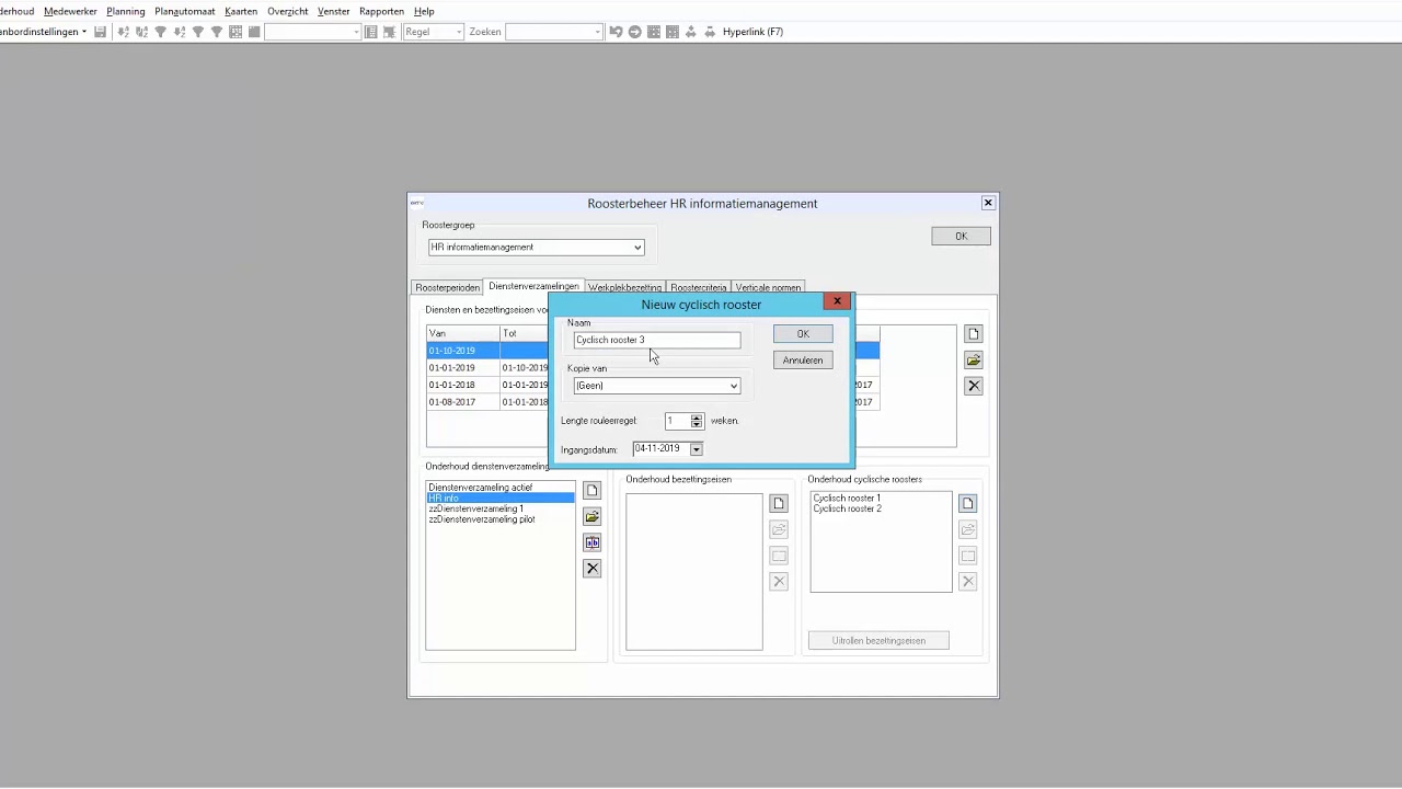 3 Nieuw cyclisch rooster maken - YouTube