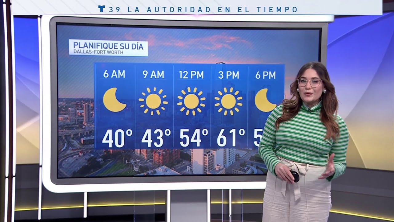 Amanecer un poco frío pero con el cielo despejado | Telemundo 39 - YouTube