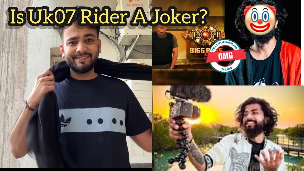 Is UK07 Rider Really A Joker? Biggboss 17 - YouTube