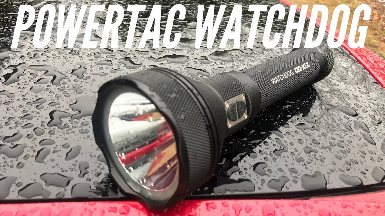 Powertac Watchdog OD-XLT Flashlight Review: 2,300 Lumen Spotlight for ...