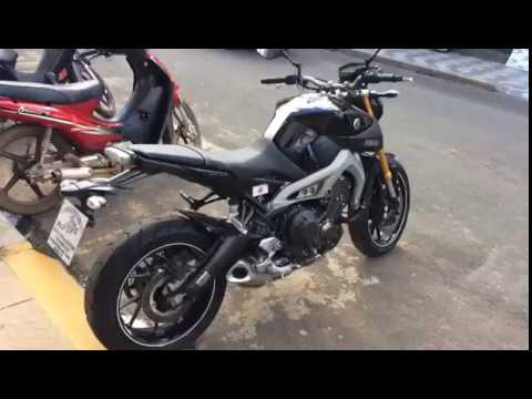 Fabinho Motos Yamaha MT 09 ABS 2016 Roxa Estado de Zero!!! - YouTube