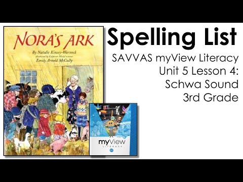 SAVVAS MyView Literacy Unit 5 Lesson 4 Spelling - 3rd Grade - YouTube