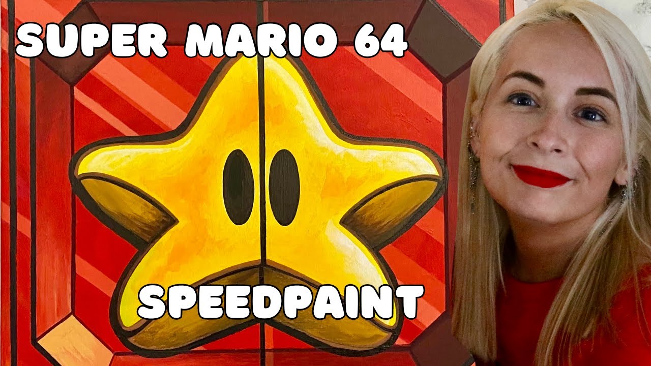 SUPER MARIO 64: Star Door | Timelapse Painting / Speedpaint - YouTube