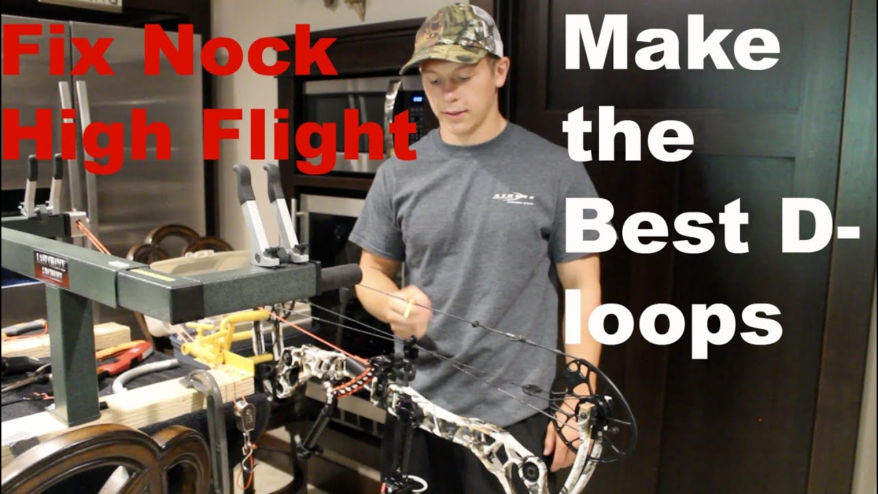 How to Make the Best D loops | Fix Nock High Arrow Flight - YouTube