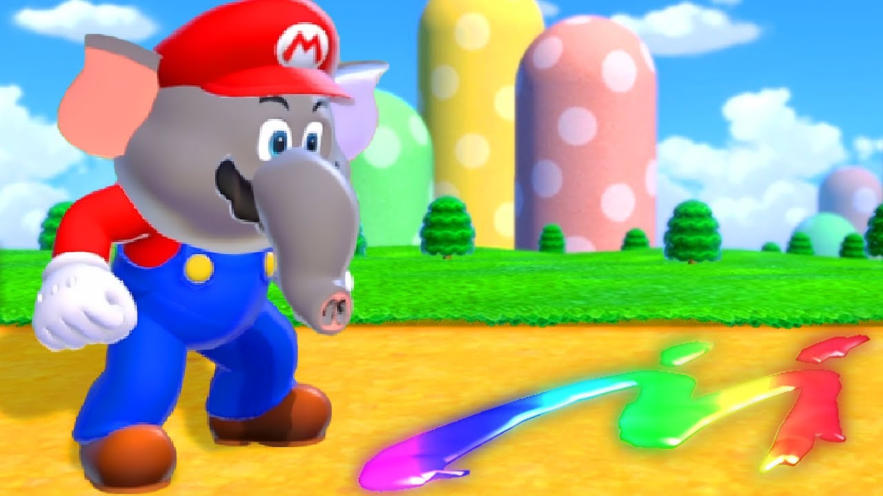 Playable Elephant Mario in Bowser's Fury! - YouTube