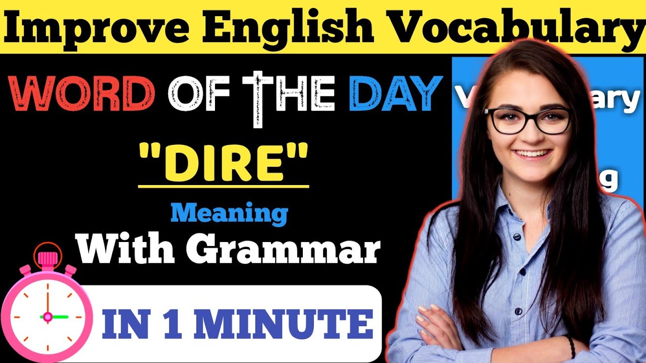Dire: Meaning and Example| Grammar - YouTube