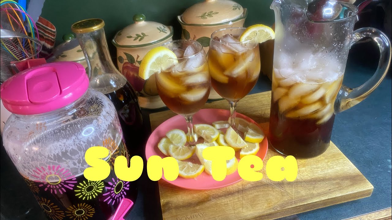 HOW TO MAKE SUN TEA @cookingwithjudycaldwell6376 - YouTube