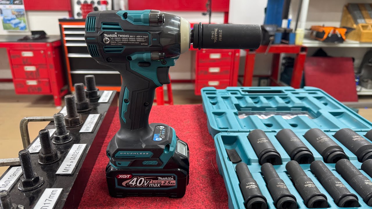 Testing the Makita TW004G – Can It Handle Heavy-Duty Bolts? - YouTube