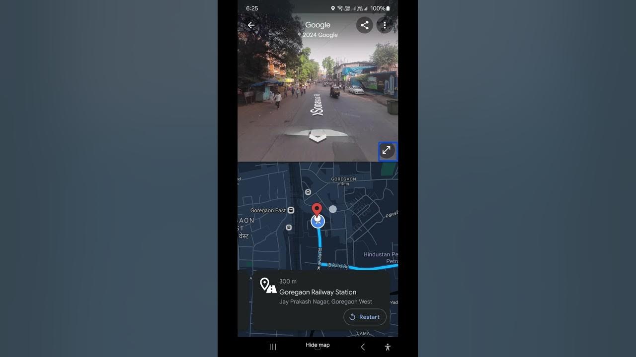 Google maps route preview feature explain for blind explore this maps setting before navigation ...